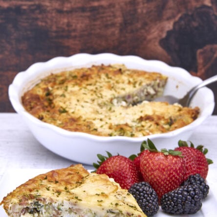 Easy Cheesy Summer Sweet Corn & Zucchini Quiche