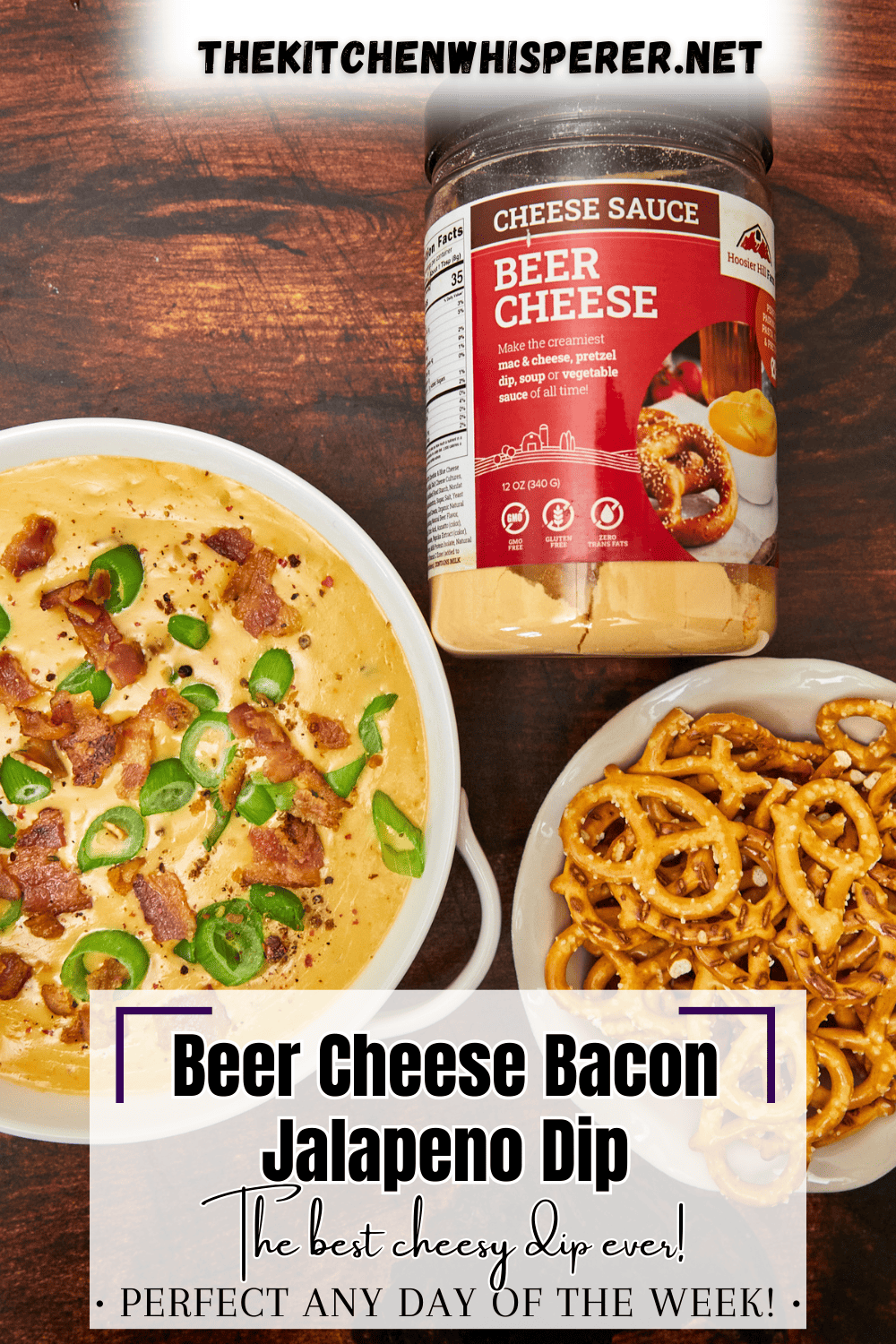 Ultimate Loaded Beer Bacon Jalapeno Cheese Dip