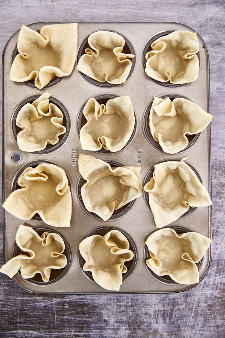 Crispy Baked Wonton Cups: Easy Appetizer For Any Occasion, baked wonton ...