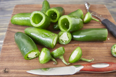 How To Easily Core Jalapeño Peppers
