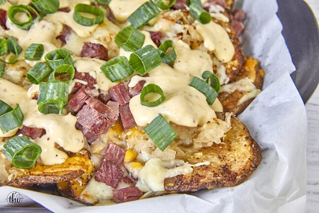 Ultimate Crunchy Pub Grub: Crispy Potato Sauerkraut Irish Nachos