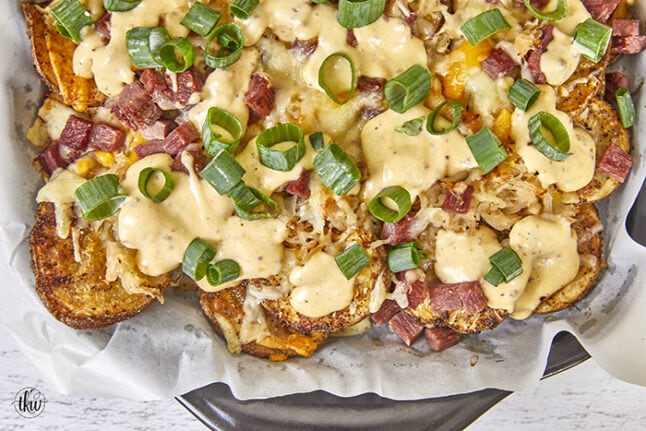 Ultimate Crunchy Pub Grub: Crispy Potato Sauerkraut Irish Nachos