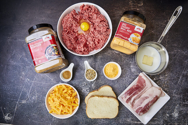 Smoked Bacon Wrapped Cheesy Big Daddy Mac Meatballs - The Kitchen Whisperer