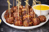 Bacon Wrapped Cheesy Big Daddy Mac Meatballs On The Smoker