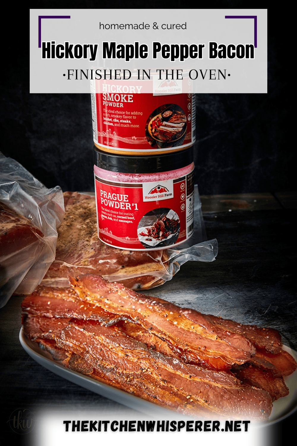 How to Make Hickory Maple Pepper Bacon From Scratch - The Kitchen Whisperer