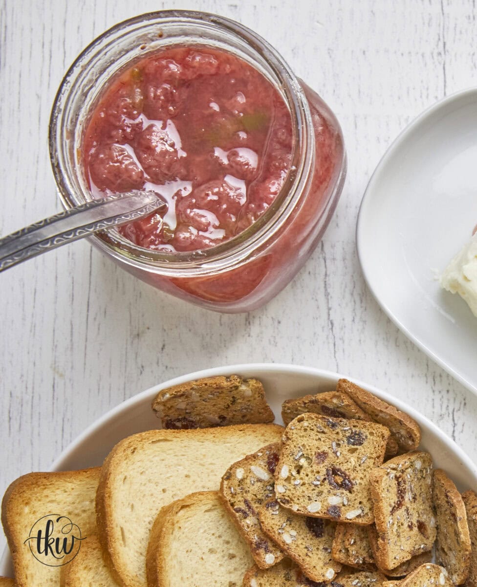 Easy Sweet & Spicy Strawberry Jalapeno Compote - The Kitchen Whisperer