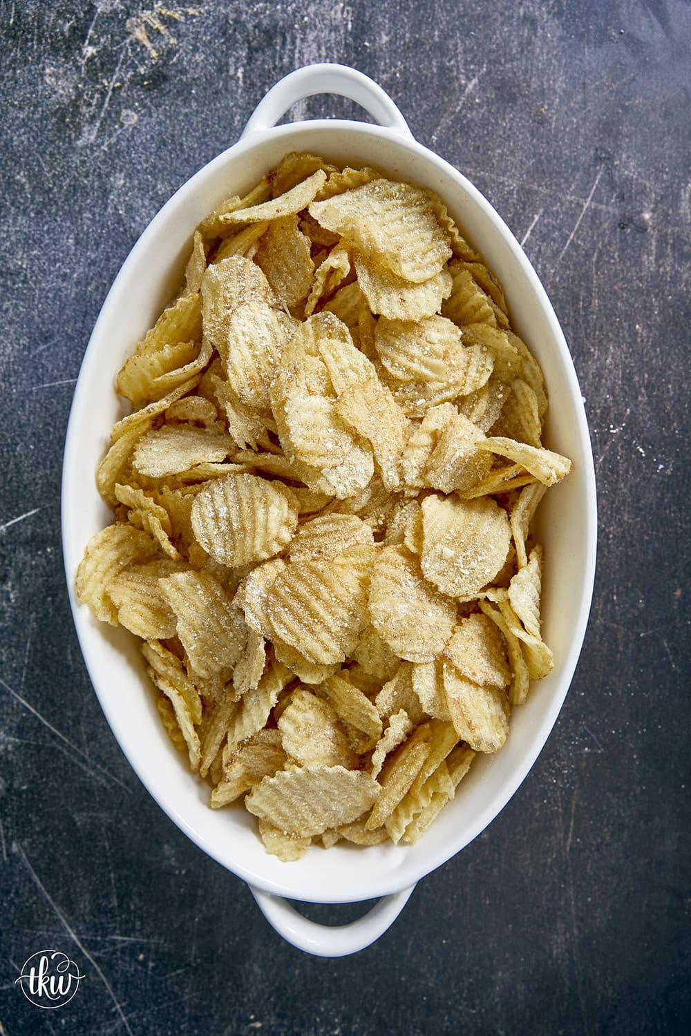 The Best Smoked Garlic Onion Parmesan Potato Chips - The Kitchen Whisperer