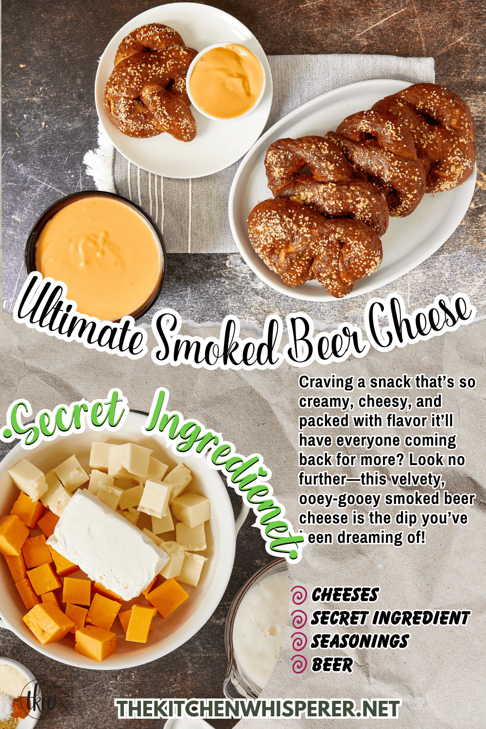 Smoked Beer Cheese - The Kitchen Whisperer