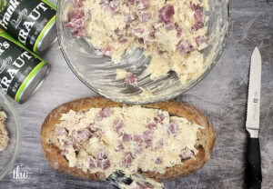Stuffed Reuben Cheesy Bread - The Kitchen Whisperer