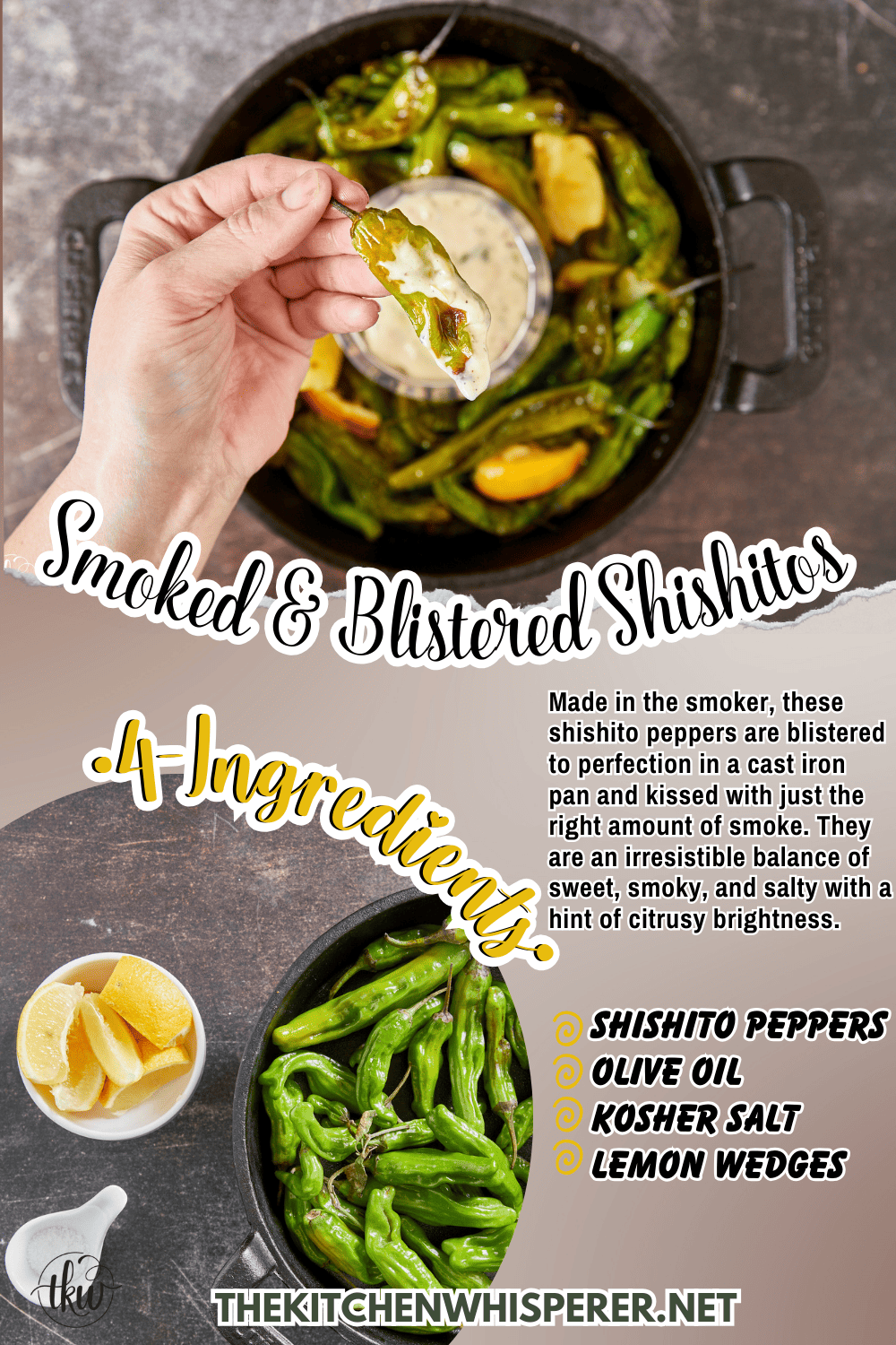 Blistered Shishito Peppers - The Kitchen Whisperer