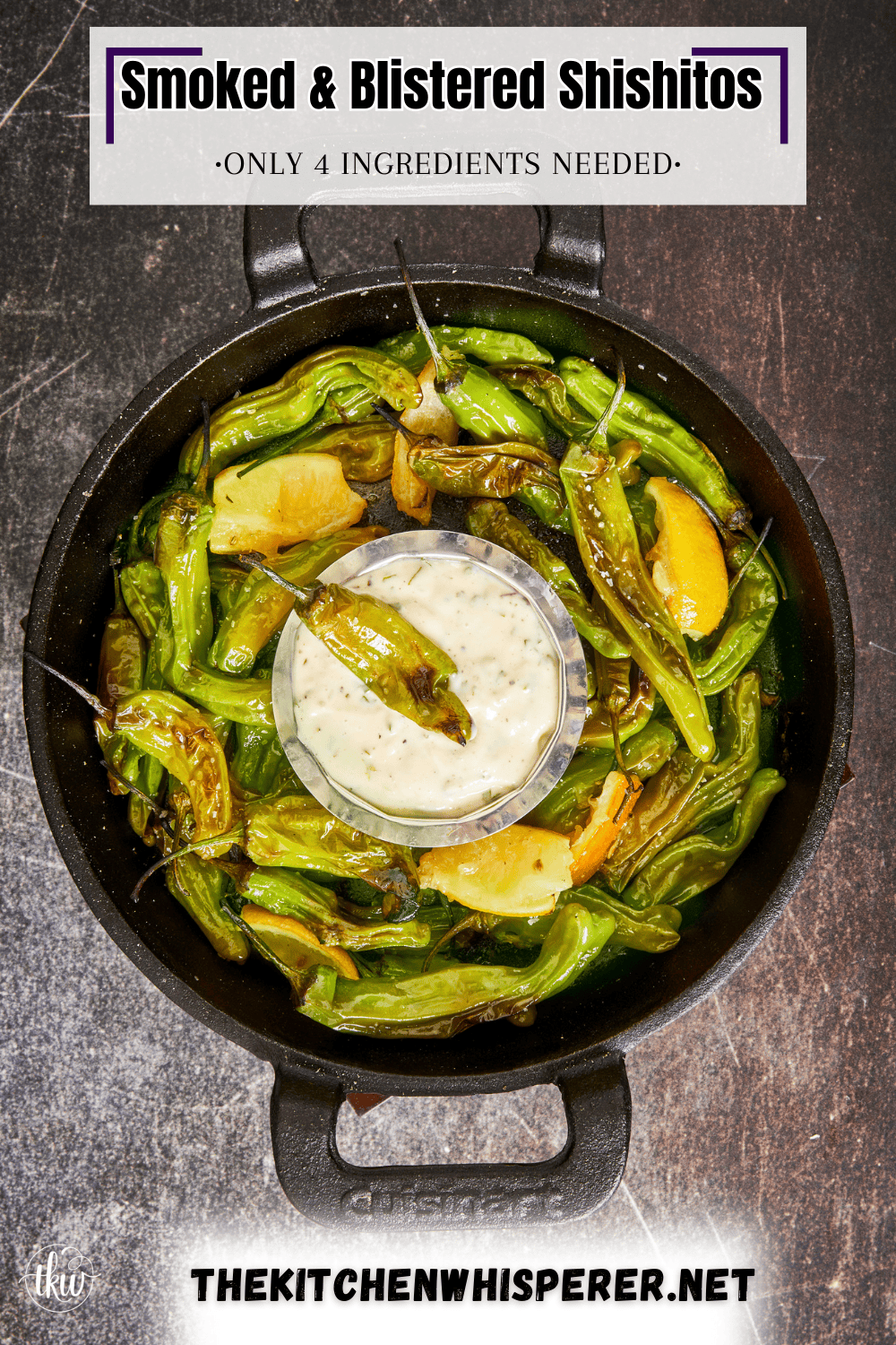 Blistered Shishito Peppers - The Kitchen Whisperer