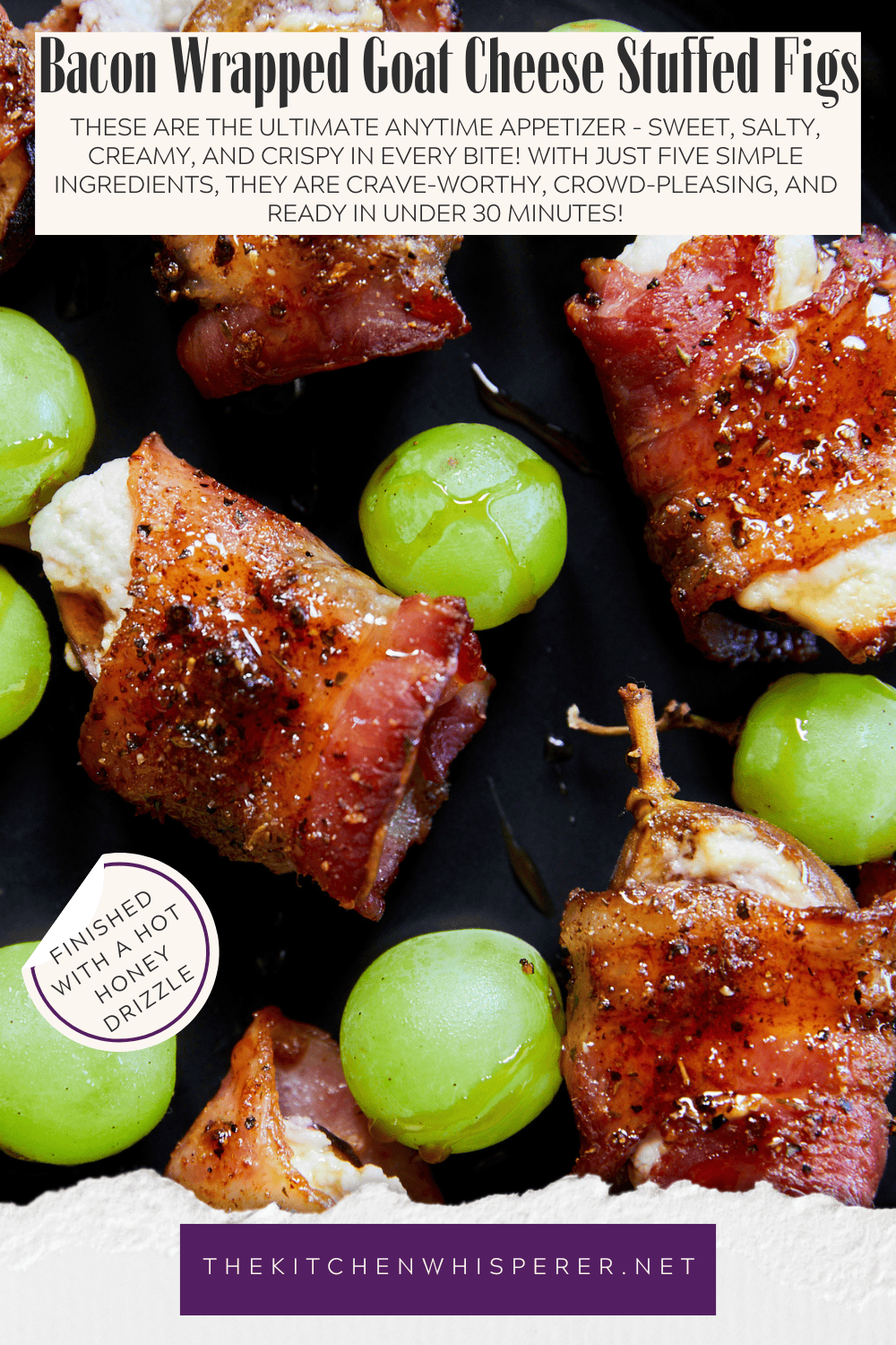 The Best Bacon Wrapped Goat Cheese Stuffed Figs Appetizer - The Kitchen ...