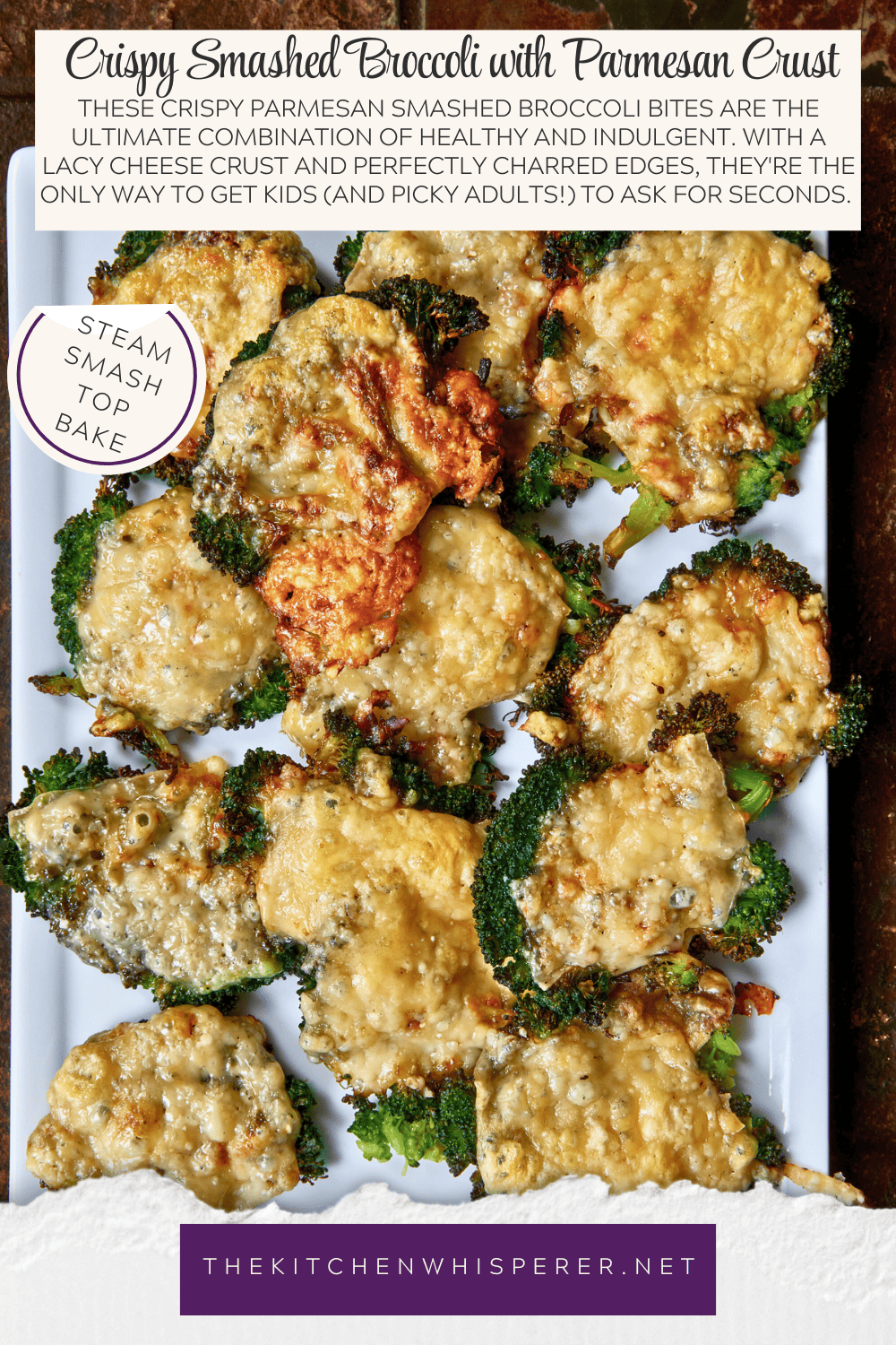 Best Crispy Parmesan Smashed Broccoli Recipe (4 Ingredients!) | The ...