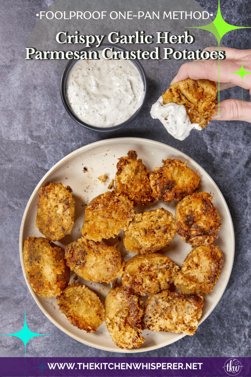 Parmesan Crusted Roasted Potatoes | Kitchen Whisperer